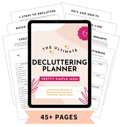 The Ultimate Decluttering Planner – Pretty Simple Mom